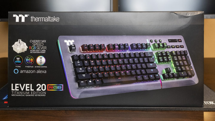 Thermaltake Level 20 RGB Titanium Gaming Keyboard Review - Beantown Review