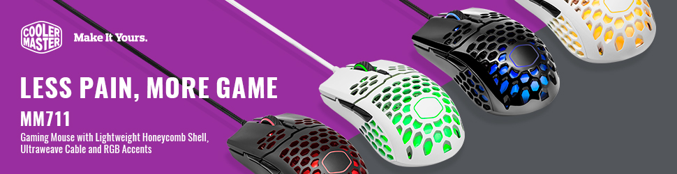 Cooler Master MM711 Gaming Mouse Review - Beantown Review